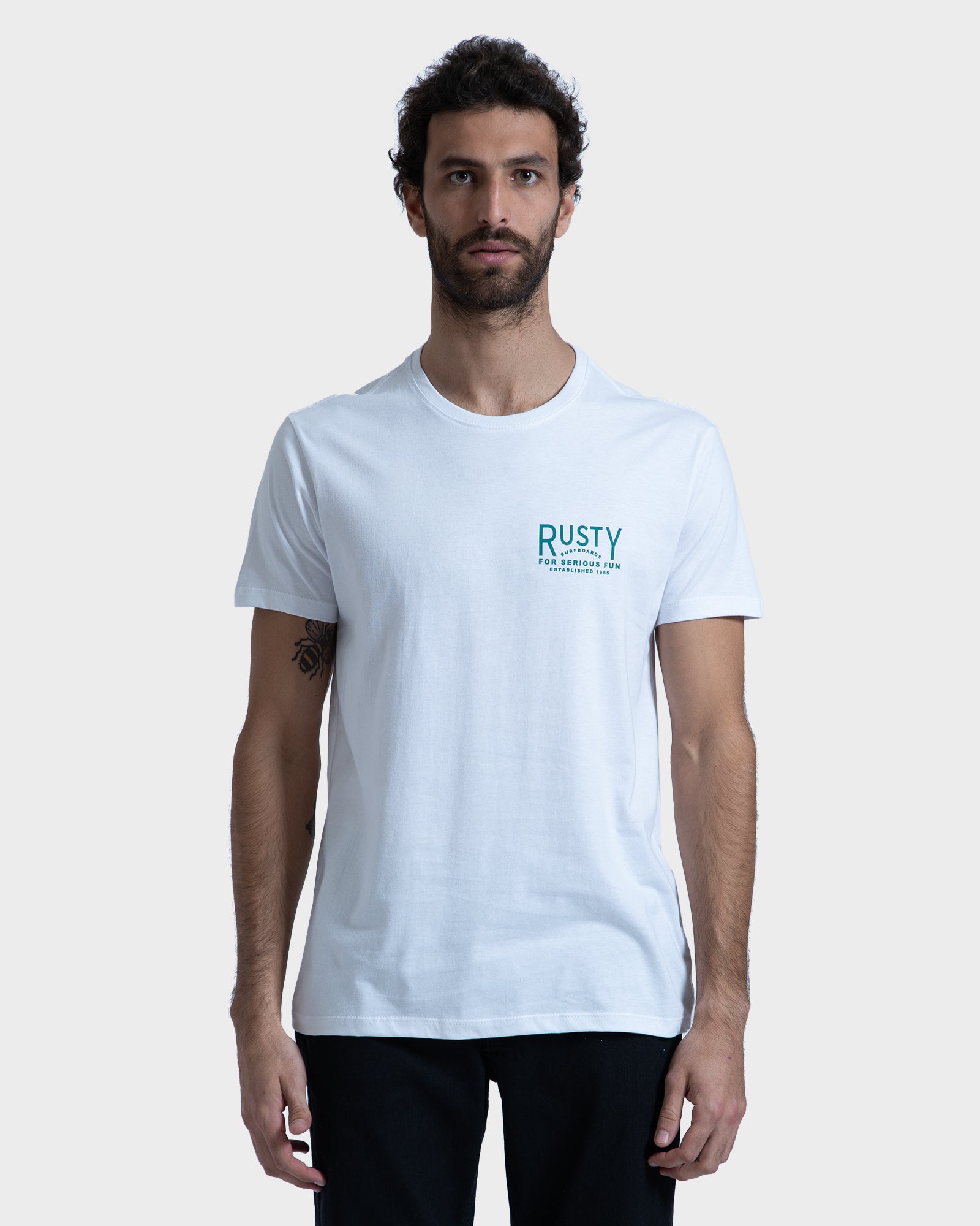 Camiseta Rusty Fun Branca – RustyBrasil