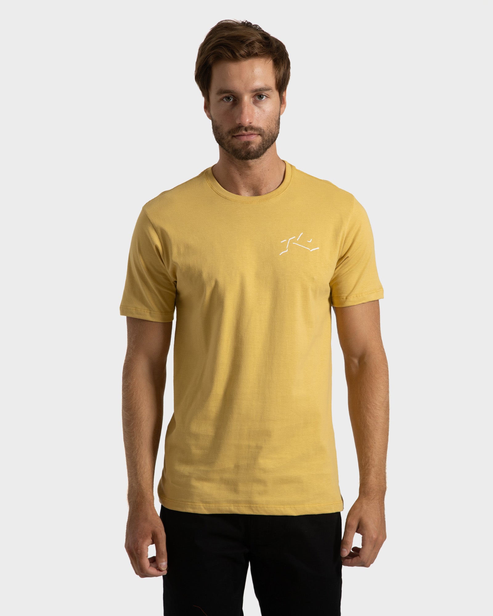 Camiseta Rusty Shadow Amarelo – RustyBrasil