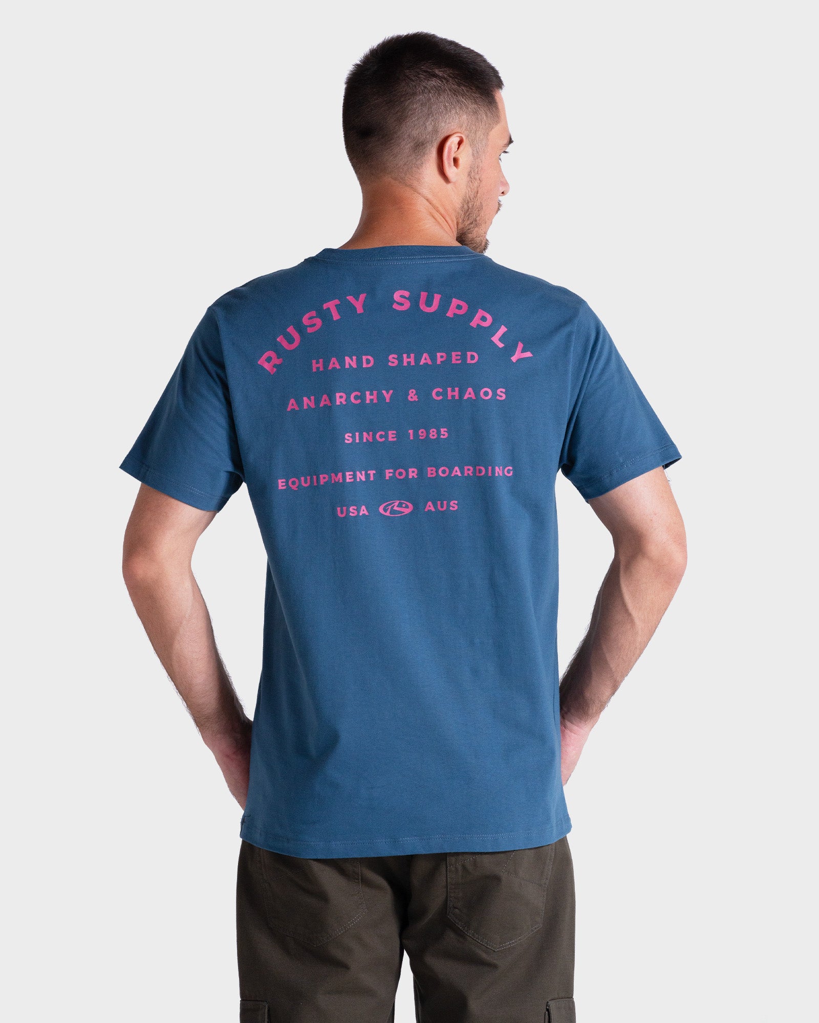Camiseta Rusty Supply Azul – RustyBrasil