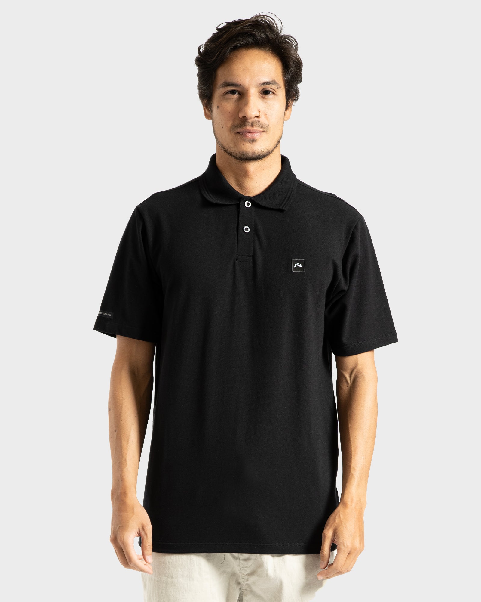 Polo Rusty Essential Preto – RustyBrasil