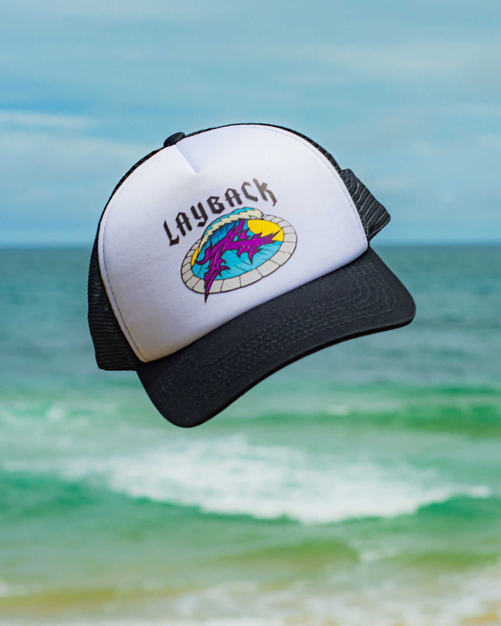 Boné Trucker Rusty x Layback Wave Pool – RustyBrasil